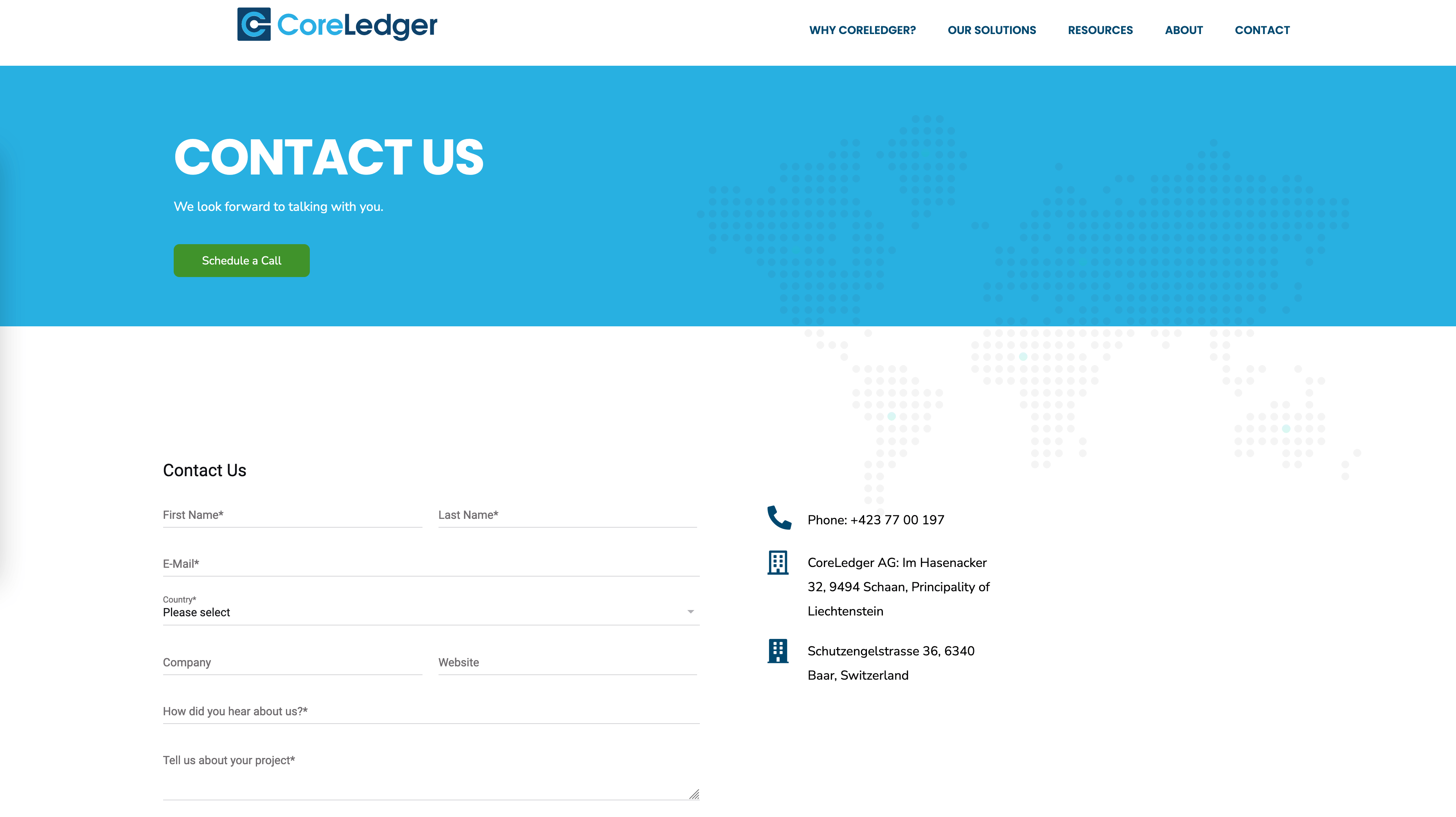 Contact : CoreLedger